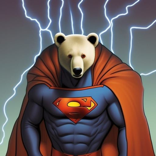 Superbear - AI Generated Artwork - NightCafe Creator
