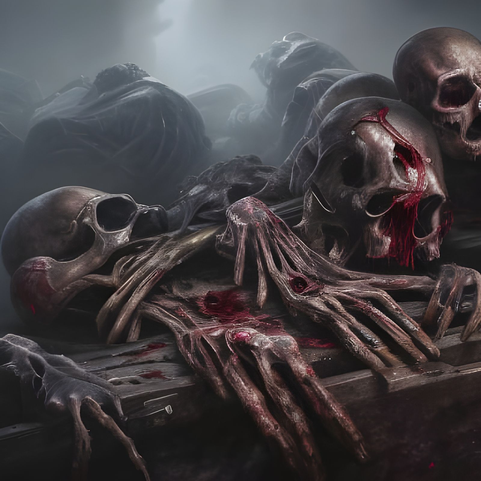 putrefying remains - AI Generated Artwork - NightCafe Creator