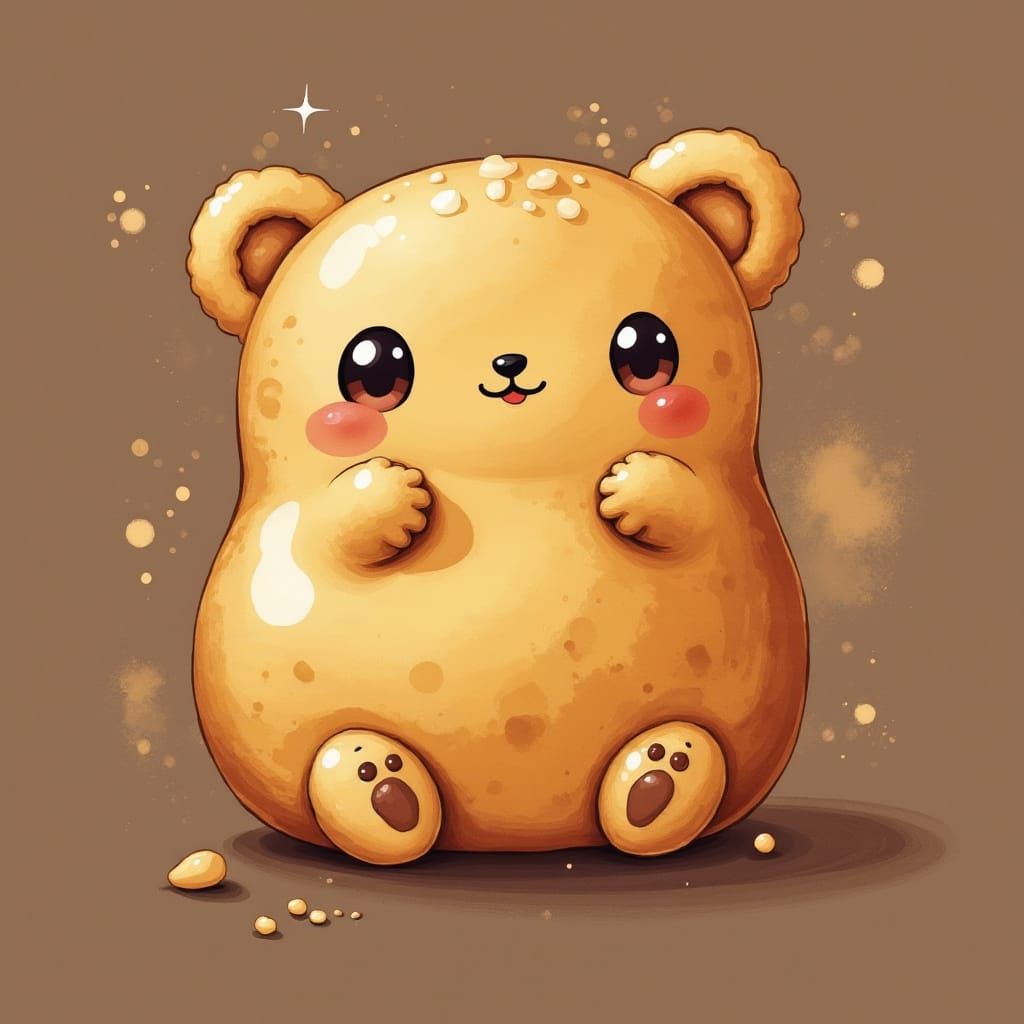 Baby Bear Baked Bread - Whimsical Bread Creature Bakes Sweet...