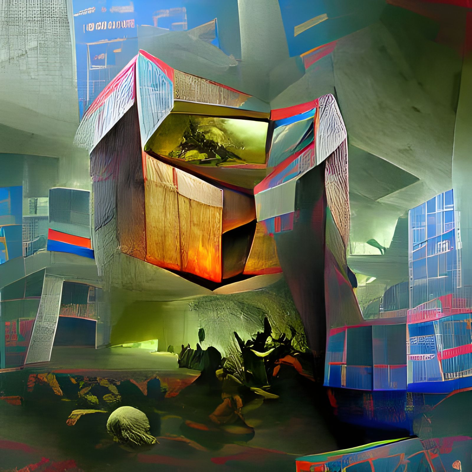 Inside a Box of Pandora - Pandora's Box Interior: A Fluxus B...