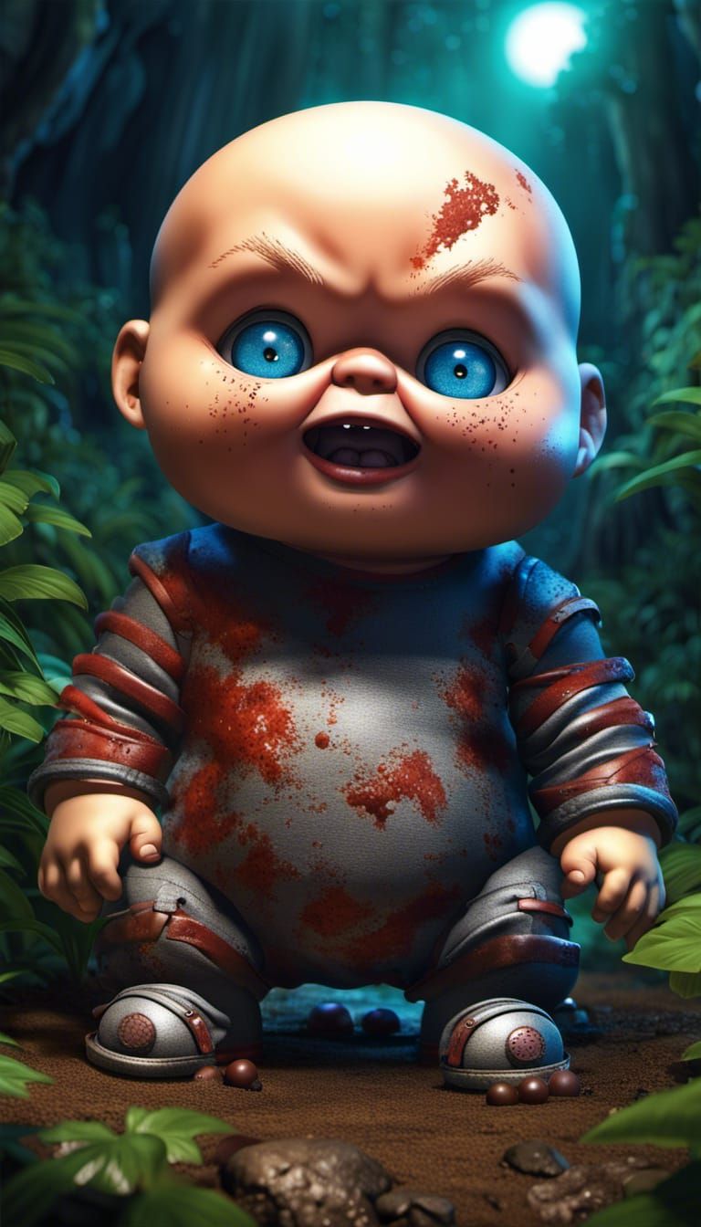 Baby Chucky - AI Generated Artwork - NightCafe Creator