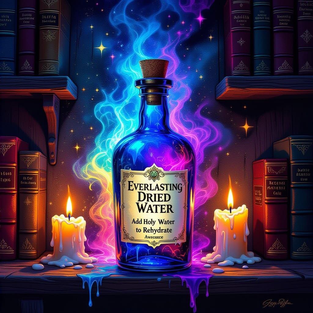 Dried water potion - Dried water potion