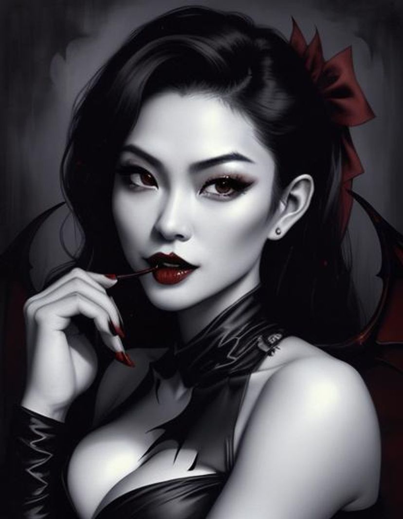 Vampiress - AI Generated Artwork - NightCafe Creator