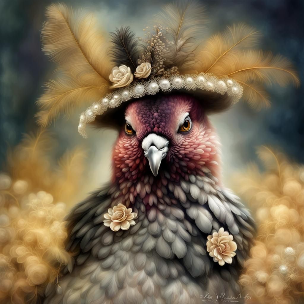 Mrs Pigeomi 1c - AI Generated Artwork - NightCafe Creator