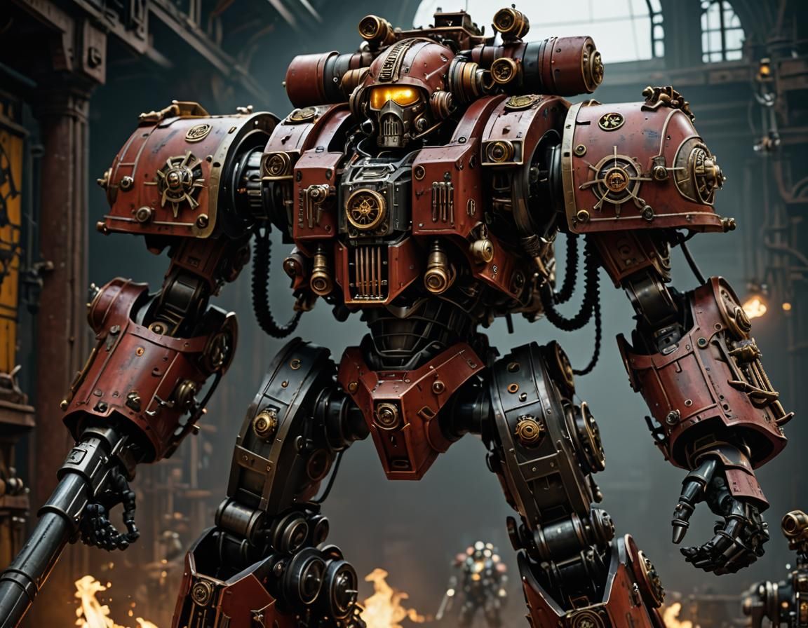 Adeptus Mechanicus from Warhammer 40k - AI Generated Artwork - NightCafe Creator