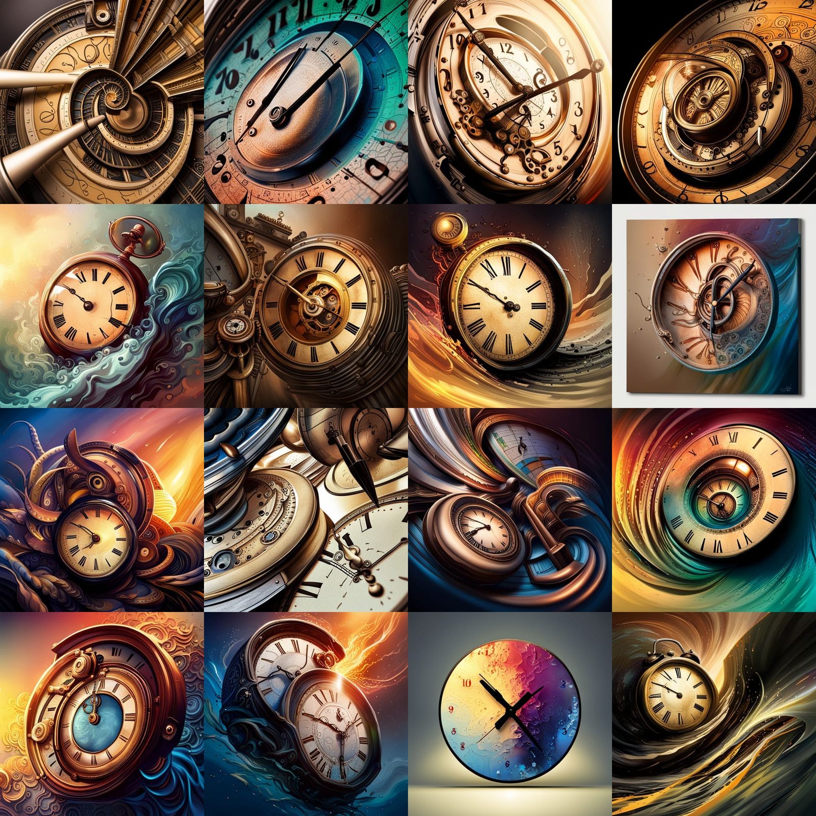 Clocks - AI Generated Artwork - NightCafe Creator