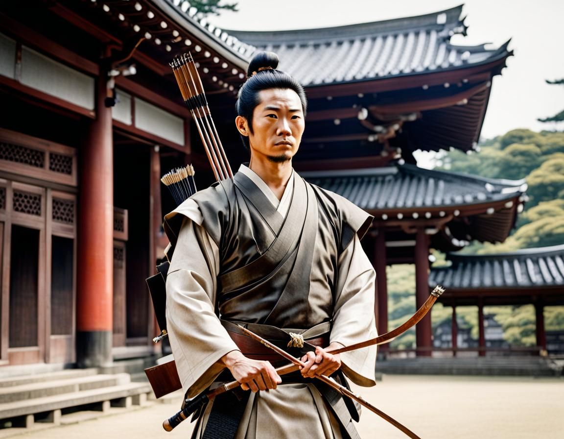 Japanese archer - AI Generated Artwork - NightCafe Creator