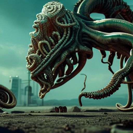 Eldritch creatures - AI Generated Artwork - NightCafe Creator