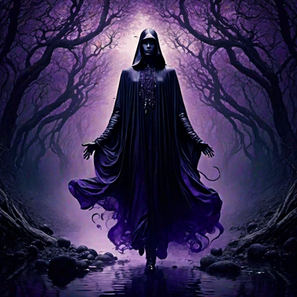 My Purple Soul - AI Generated Artwork - NightCafe Creator