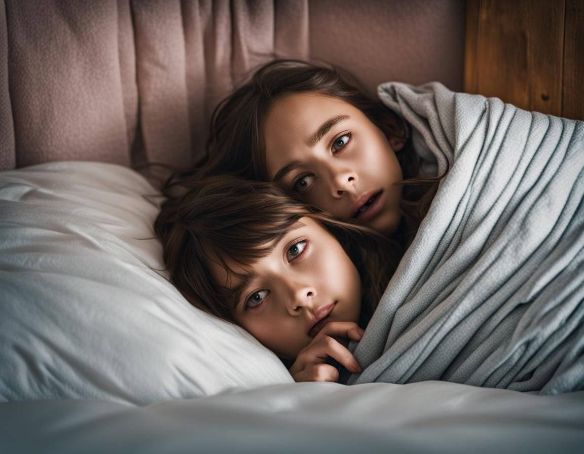 In bed. - AI Generated Artwork - NightCafe Creator