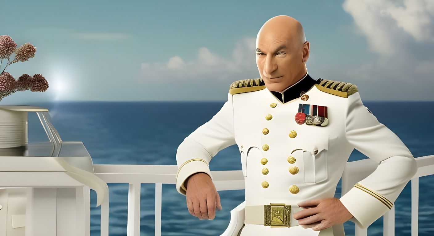 Captain Jean-Luc Stubing of the USS Love Boat - AI Generated Artwork ...