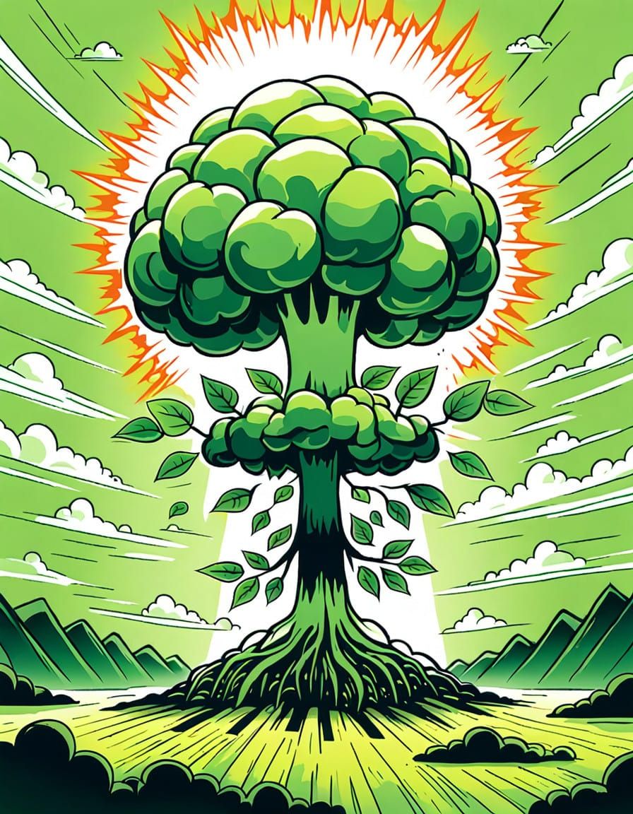 Nuclear Blossom: A Shocking Explosion of New Life - AI Art