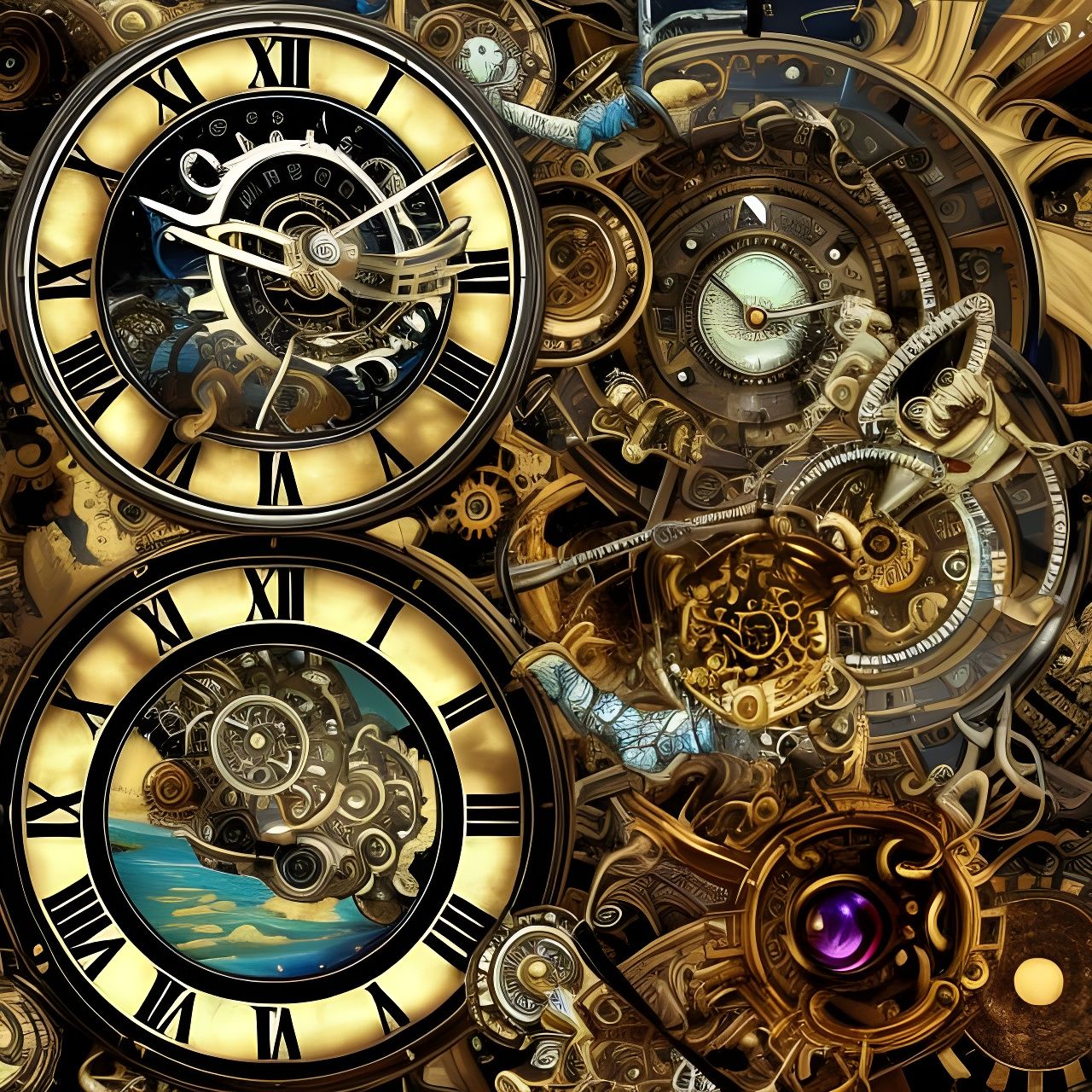 Doomsday Clock - AI Generated Artwork - NightCafe Creator