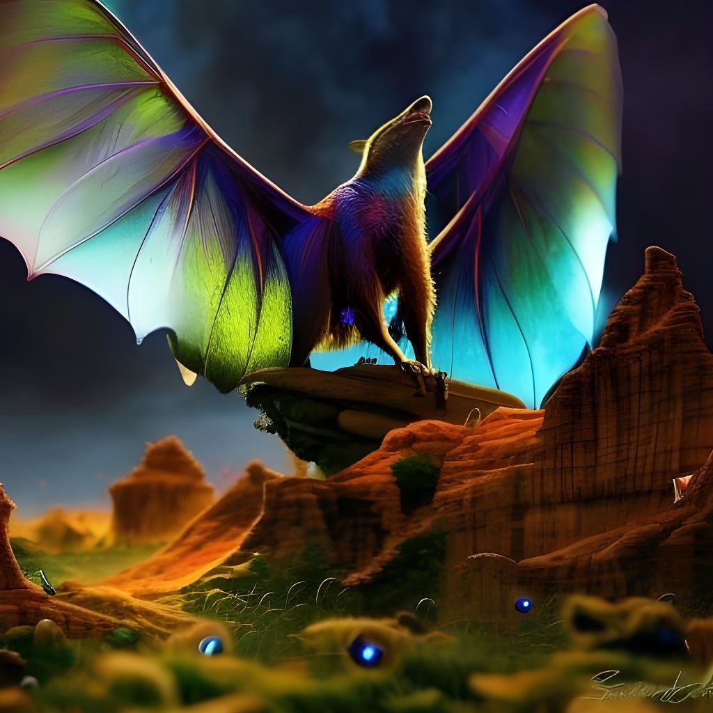 Bat Monster - AI Generated Artwork - NightCafe Creator