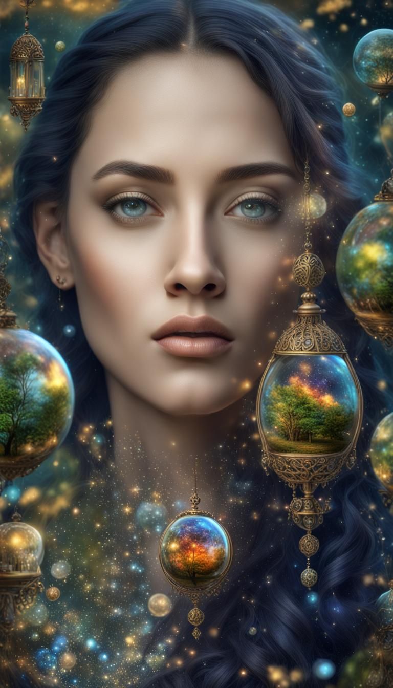 GODDESSLibrary floatingbooksair pantheonsintheair crystal Universe planetsSpiritual treeoflife ...