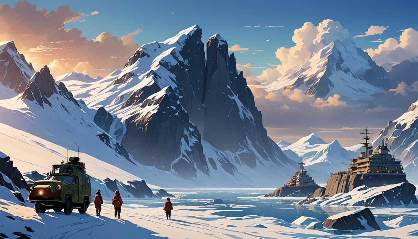 Antarctica - AI Generated Artwork - NightCafe Creator