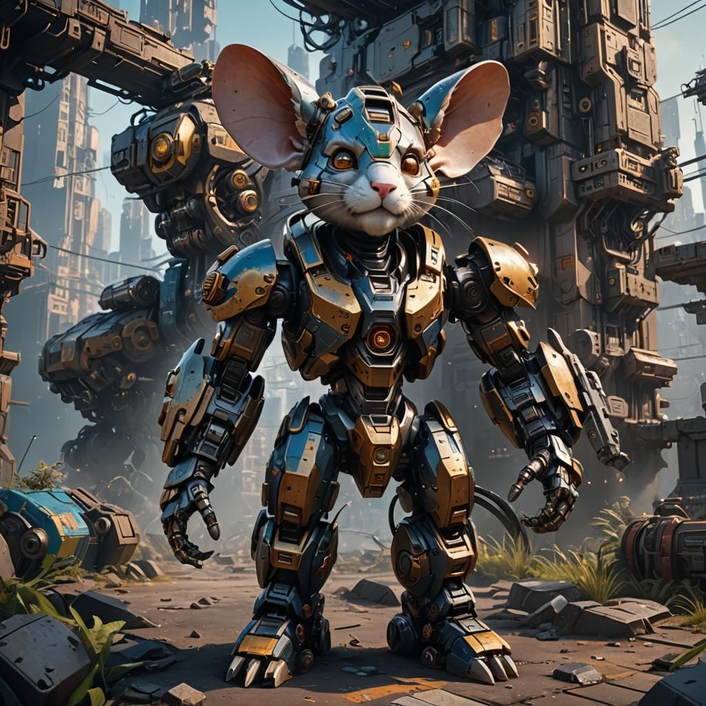 Transformer Mice - AI Generated Artwork - NightCafe Creator