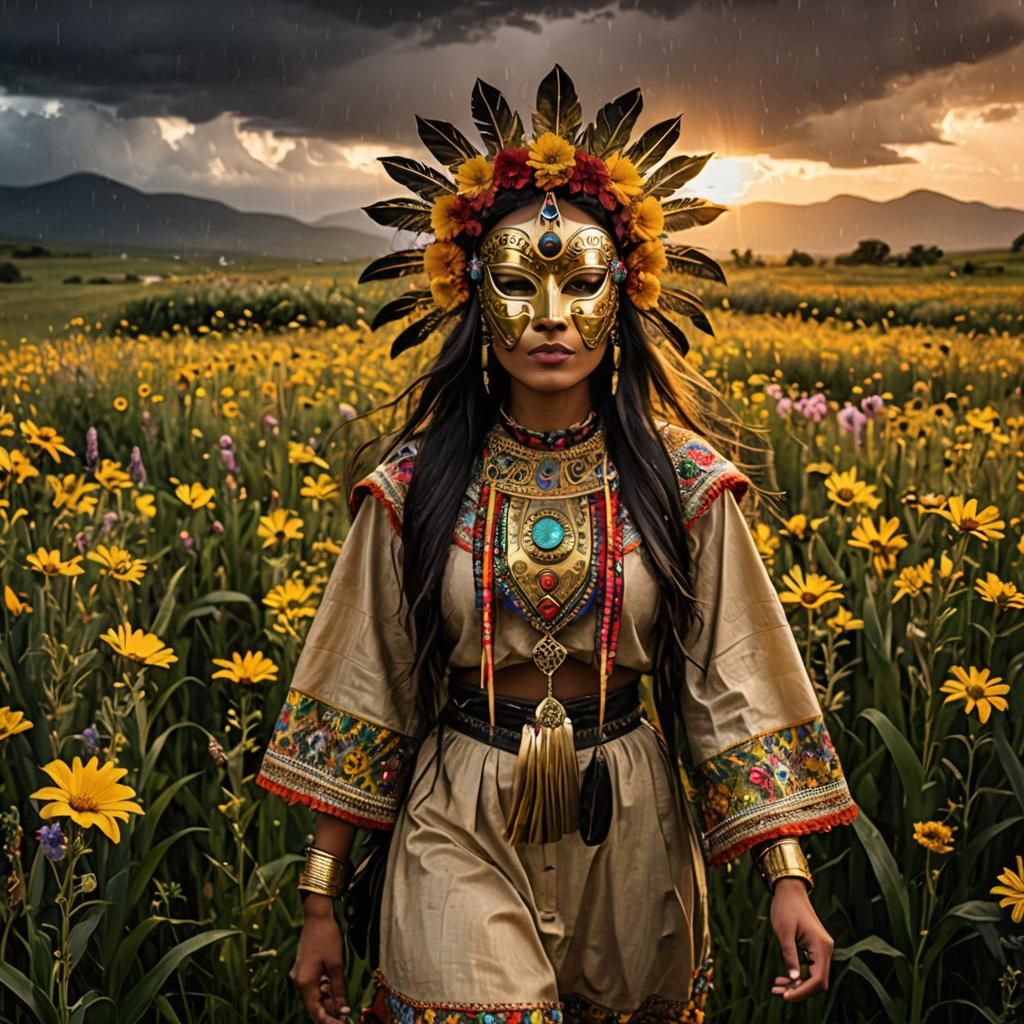 inka mask - AI Generated Artwork - NightCafe Creator