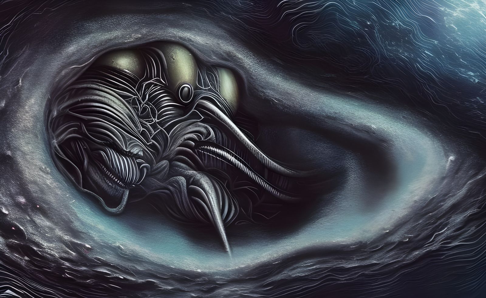 Alien Deep Sea Mutant Giant - AI Generated Artwork - NightCafe Creator