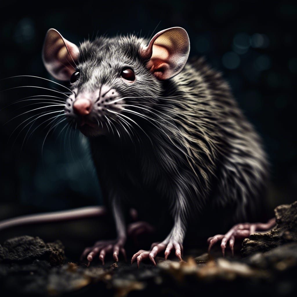 creepy rat - AI Generated Artwork - NightCafe Creator