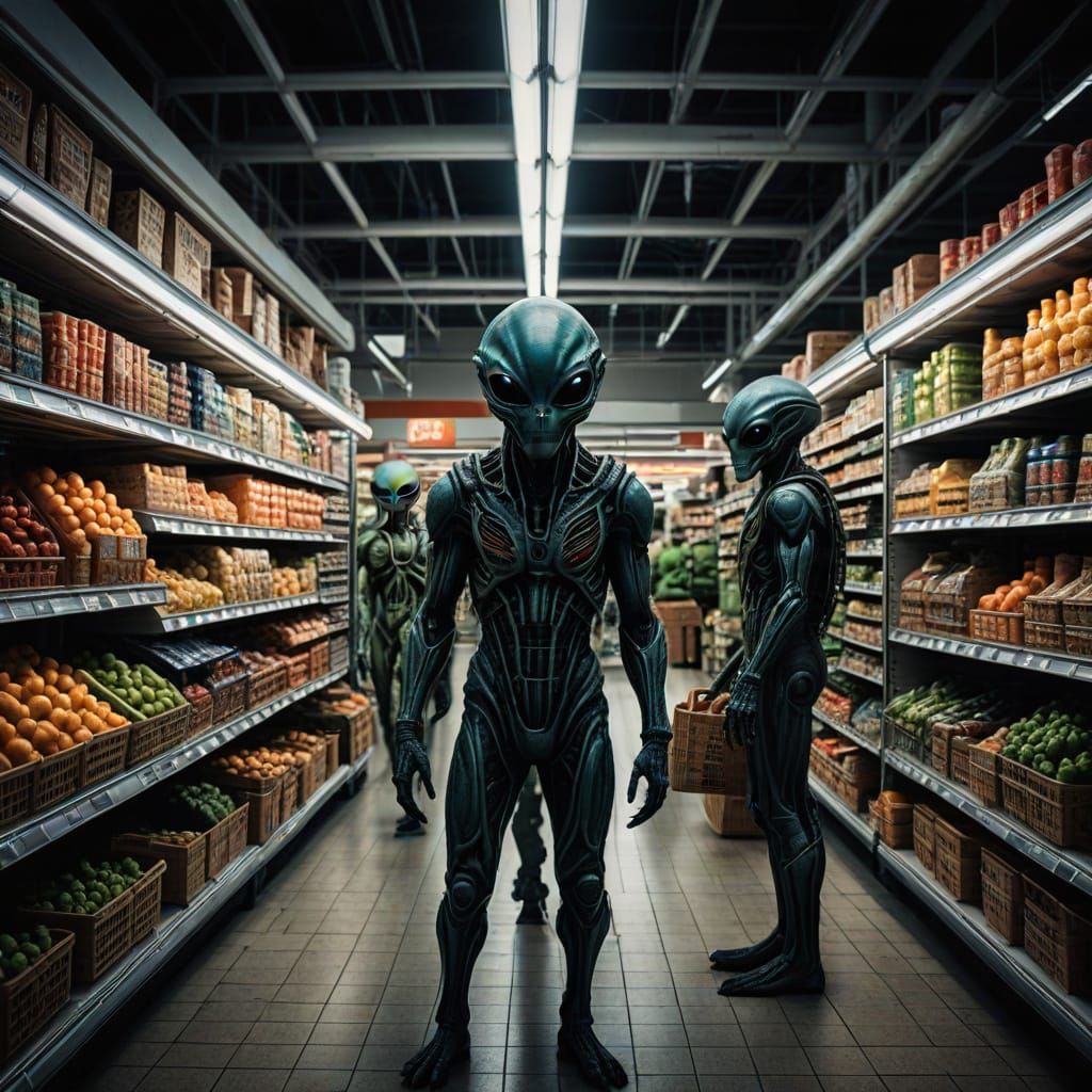 Alien shopping - Alien shopping