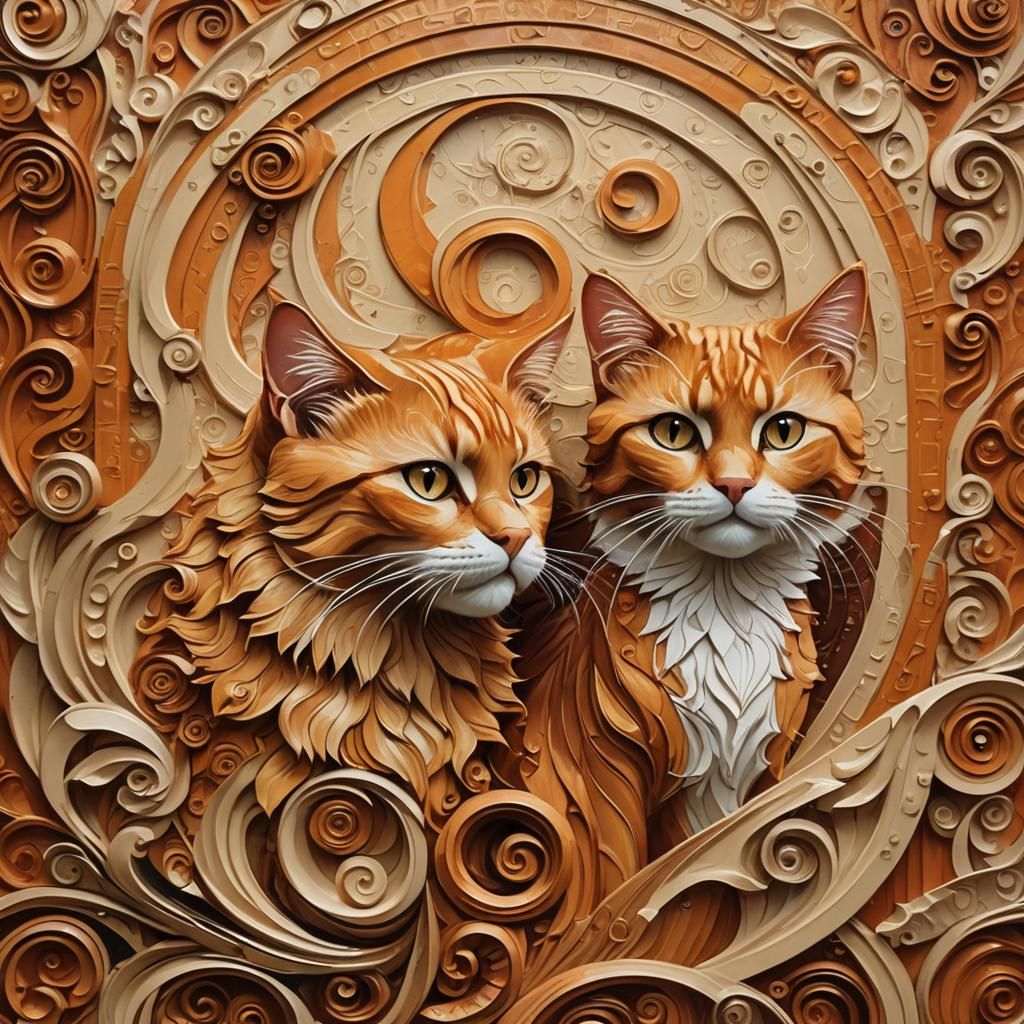 Cats - AI Generated Artwork - NightCafe Creator