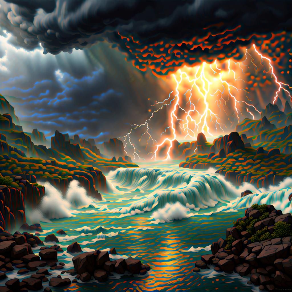 8K 3D, 8k resolution, DSLR, Raging Storm - AI Generated Artwork ...
