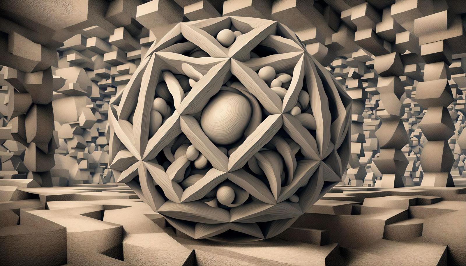 descriptive geometry. - AI Generated Artwork - NightCafe Creator