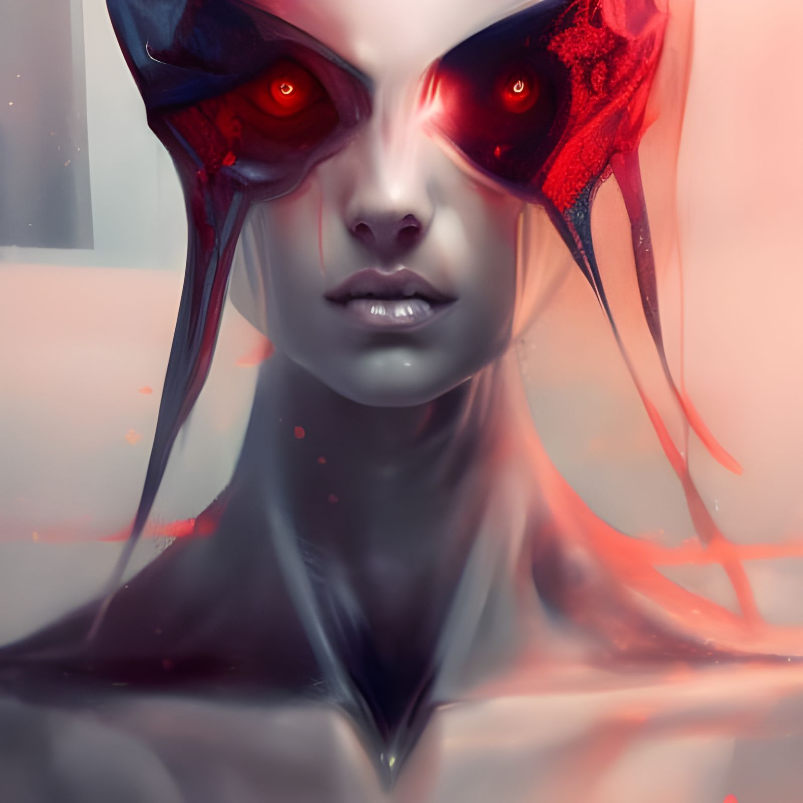 The Alien Lady - AI Generated Artwork - NightCafe Creator