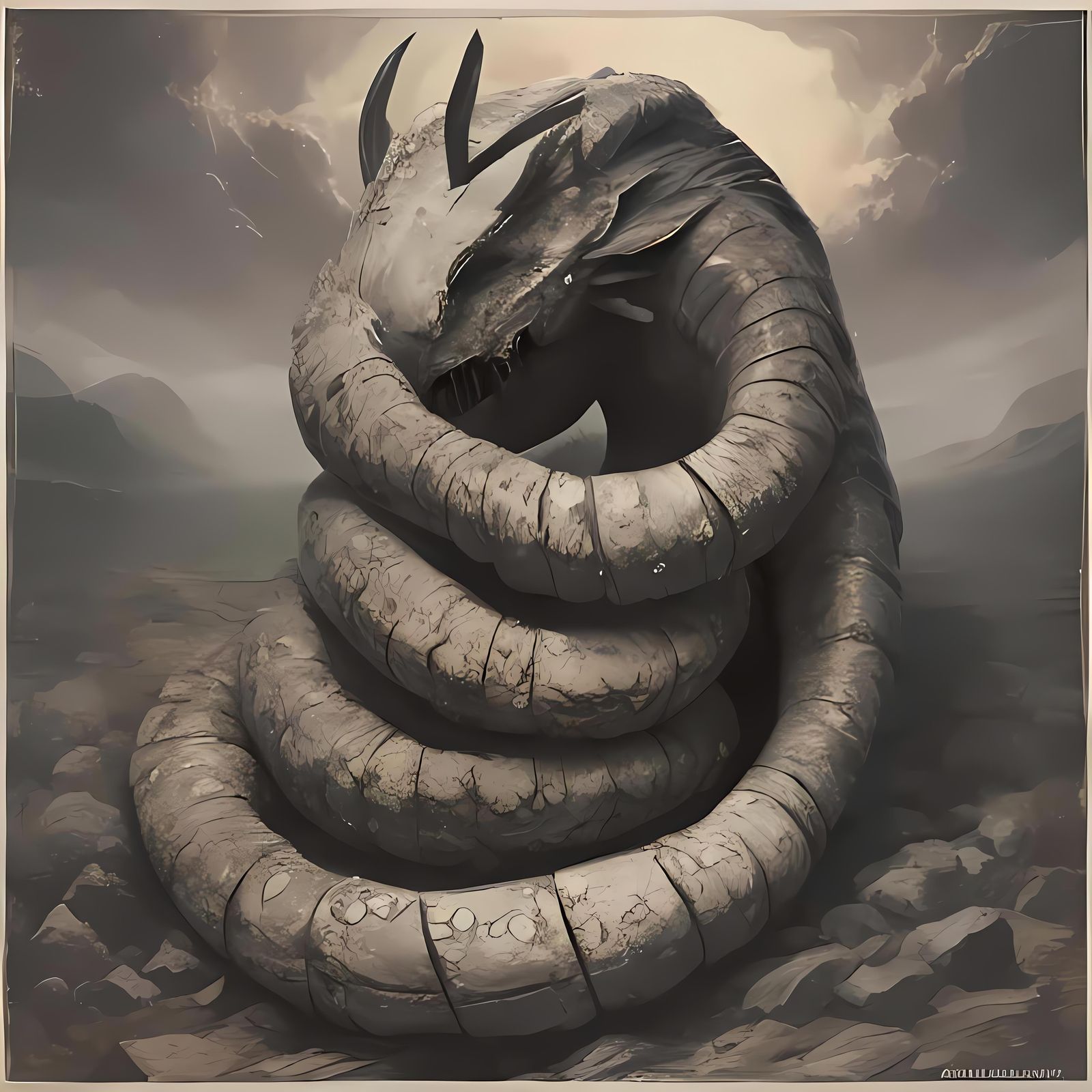 Yaldabaoth, deep shadow - AI Generated Artwork - NightCafe Creator