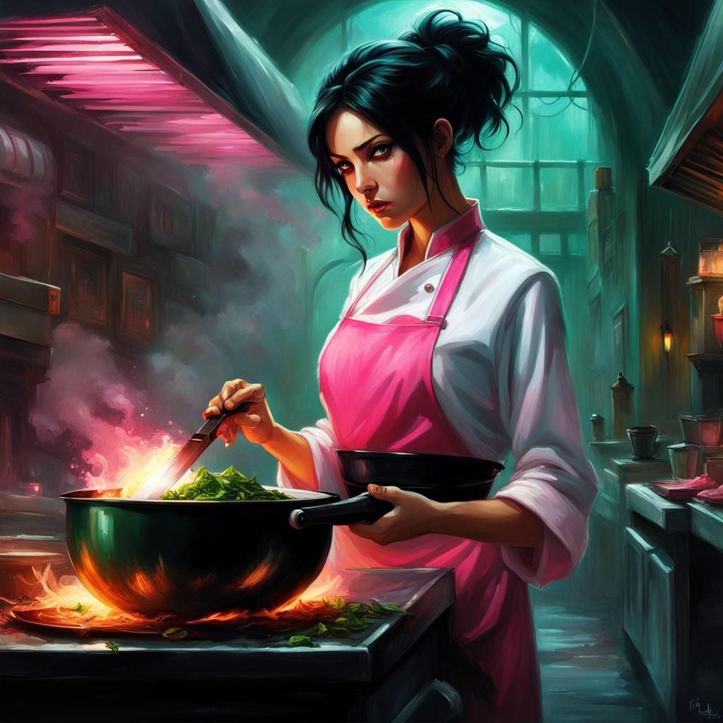 Cooking up trouble - AI Generated Artwork - NightCafe Creator