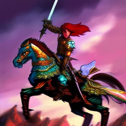 The Faceless Knight - AI Generated Artwork - NightCafe Creator