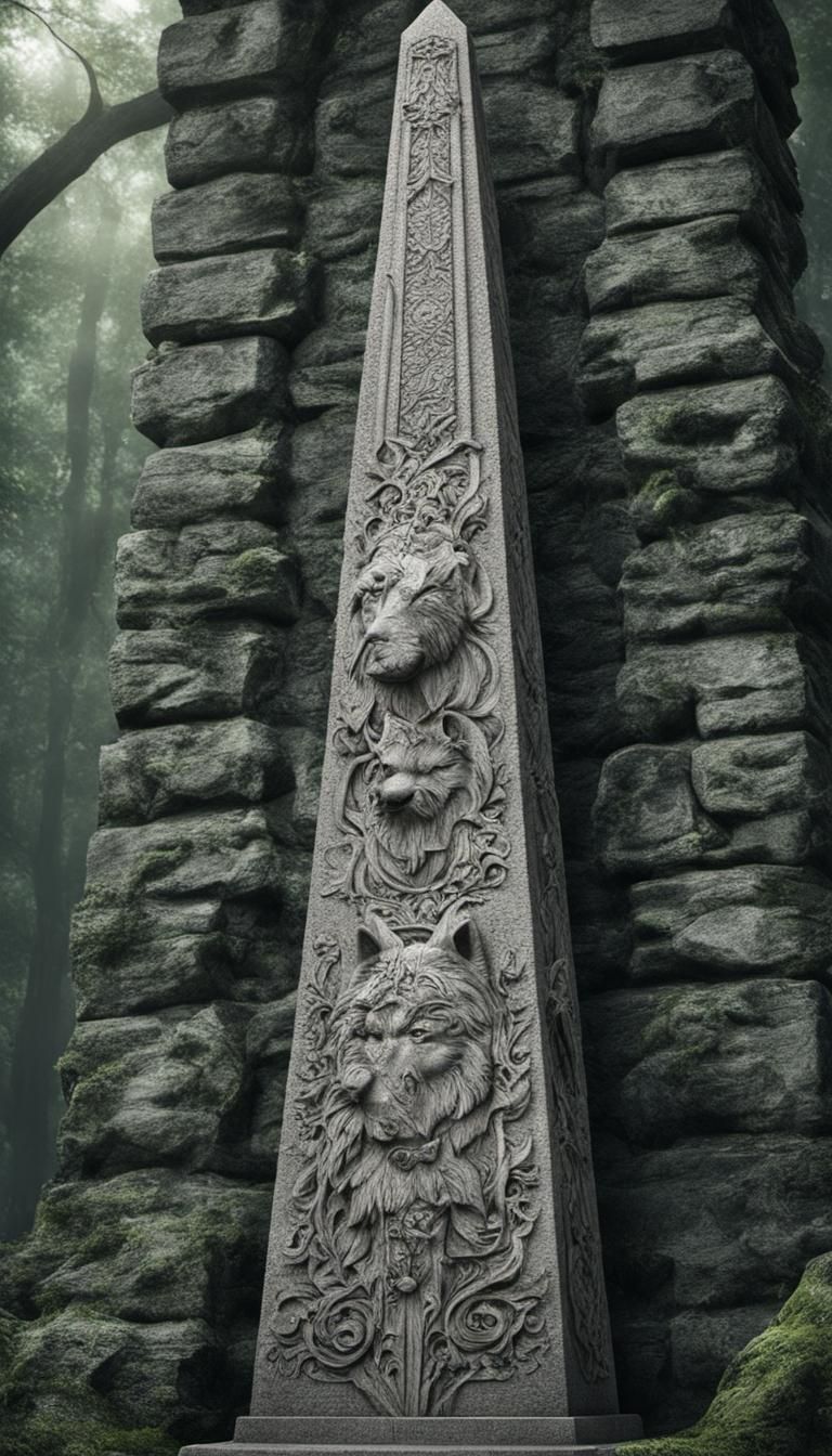 Wolf Shrine III - AI Generated Artwork - NightCafe Creator