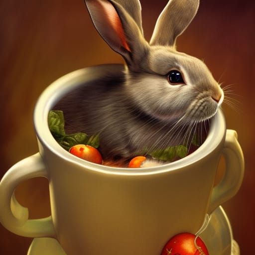 Rabbit - AI Generated Artwork - NightCafe Creator