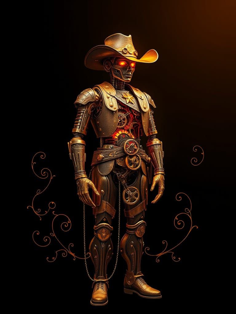 steampunk cowboy - steampunk cowboy