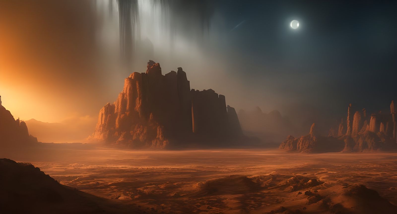 Martian Surface - AI Generated Artwork - NightCafe Creator