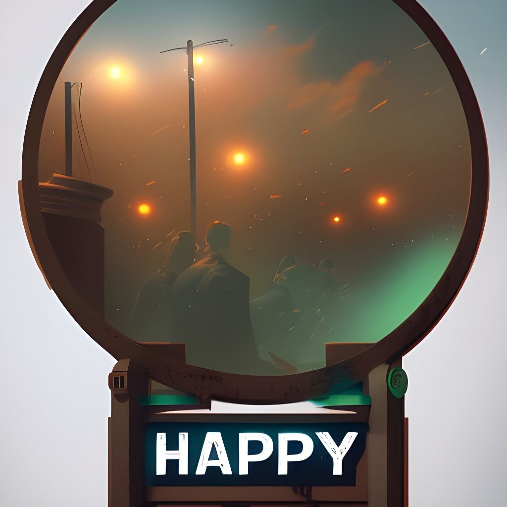 HAPPY - AI Generated Artwork - NightCafe Creator