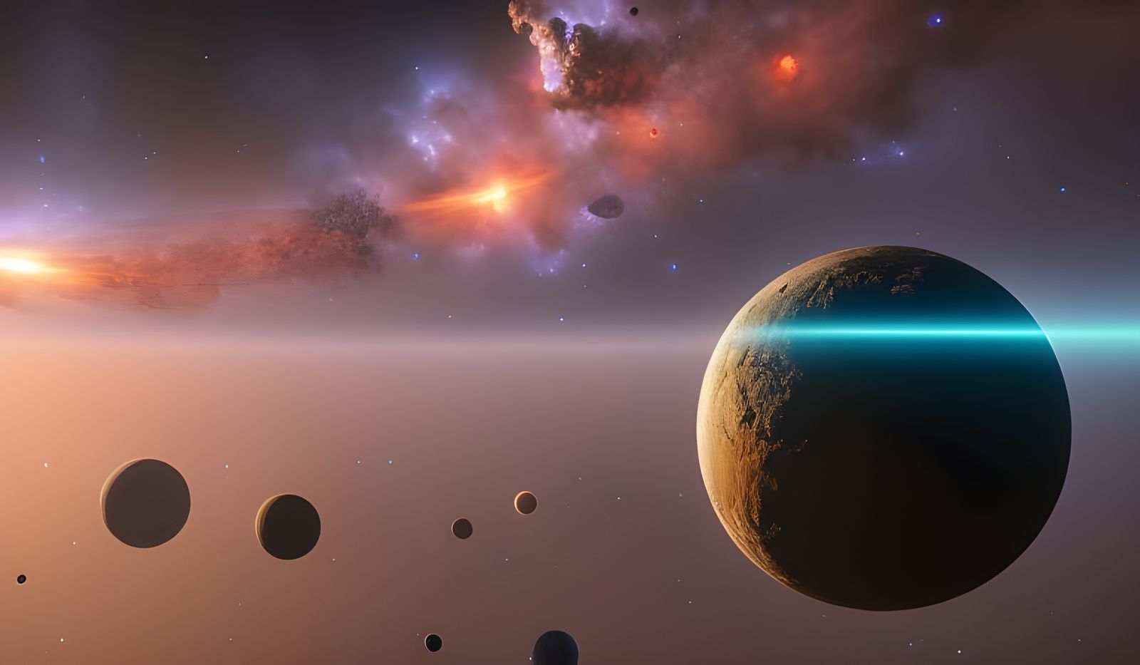 Asteroids - AI Generated Artwork - NightCafe Creator