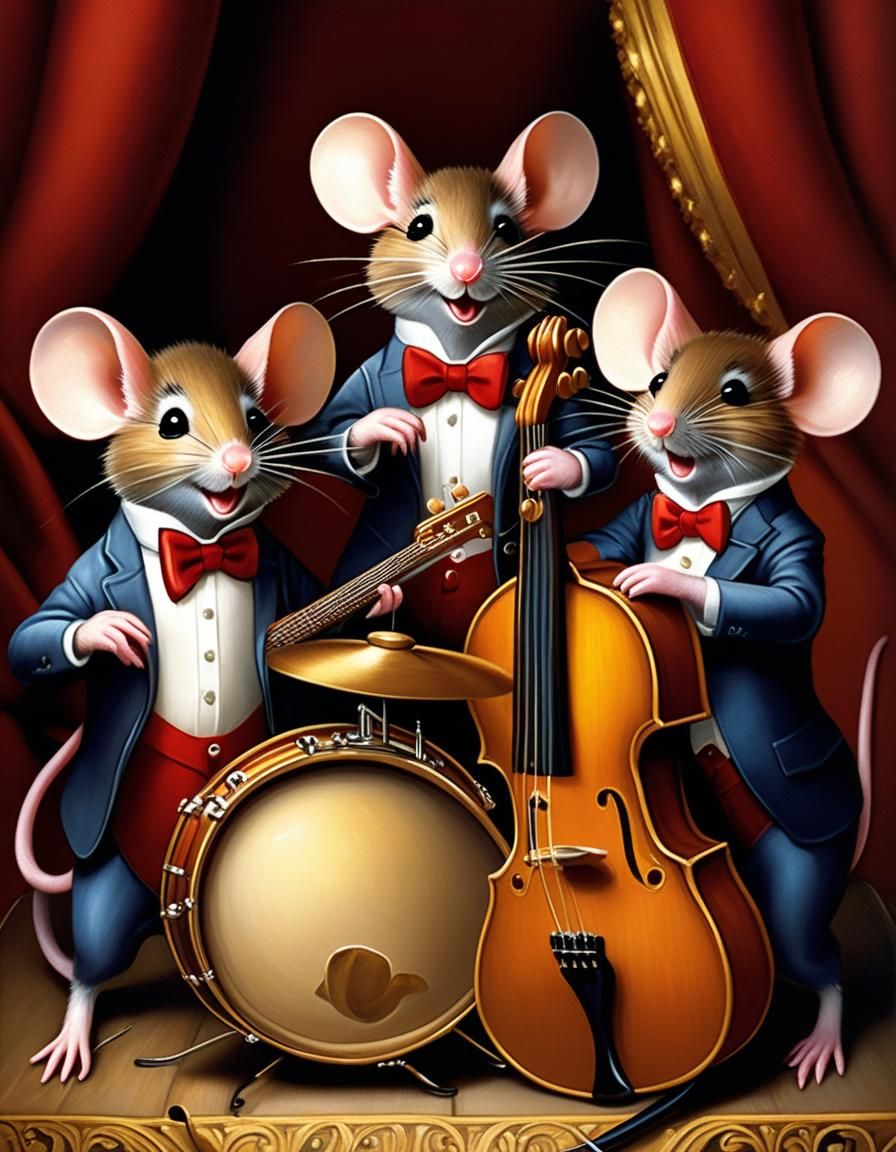 Mouse band 4 - AI Generated Artwork - NightCafe Creator