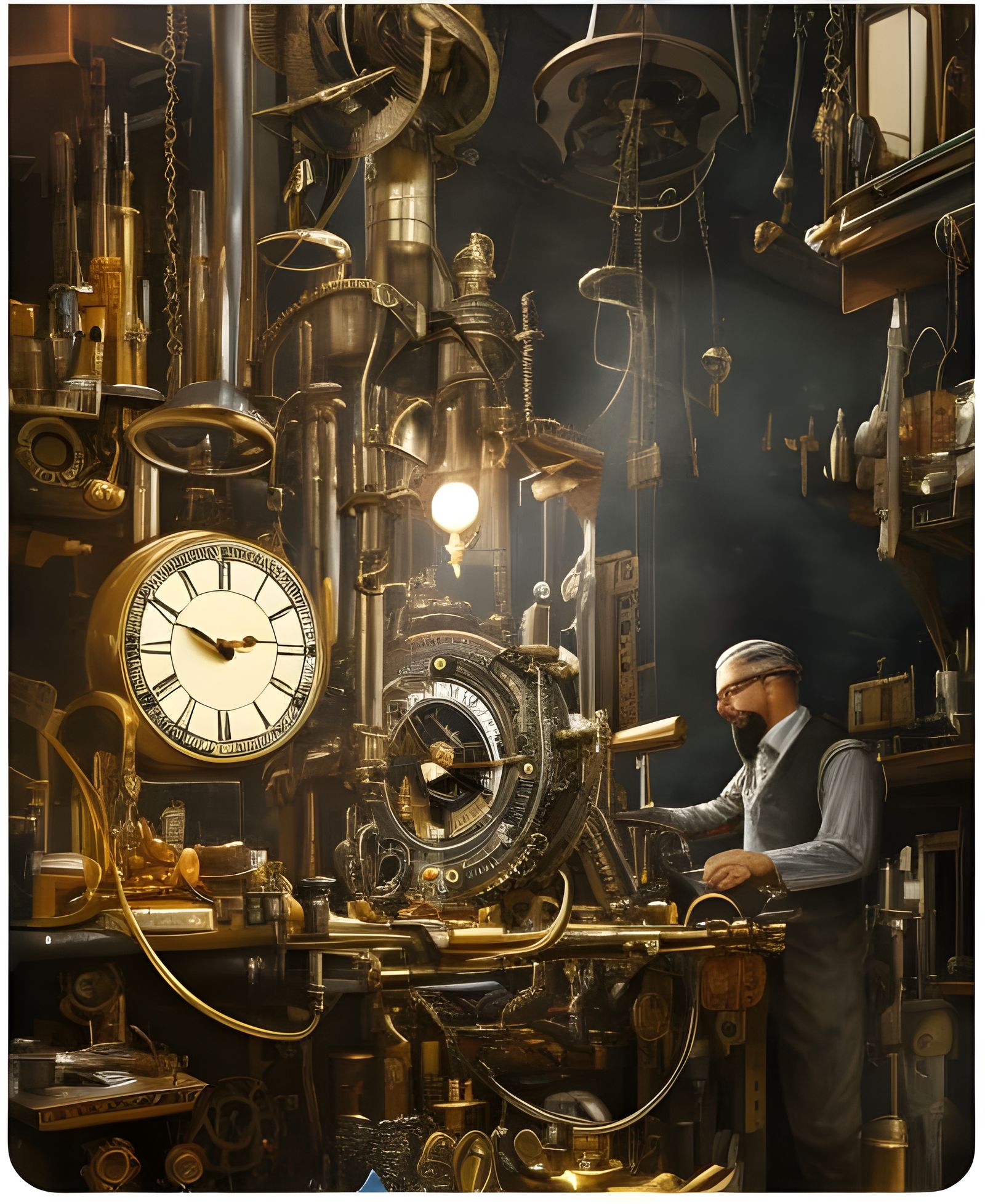 Clock Master - AI Generated Artwork - NightCafe Creator