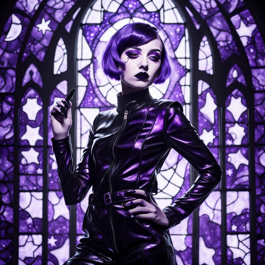 Mysterious Goth Woman - AI Generated Artwork - NightCafe Creator