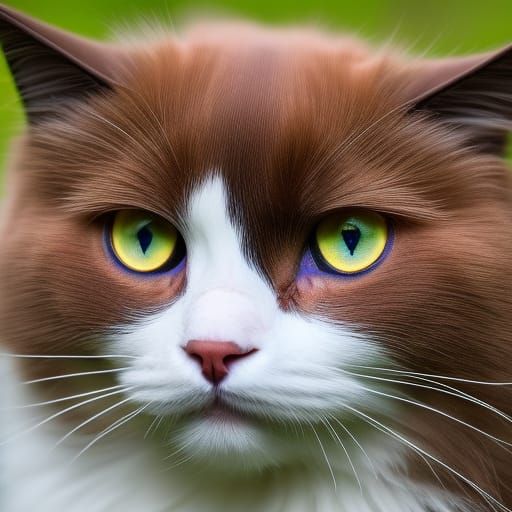 ultrarealistic beautiful Ragdoll cat Professional photography, bokeh ...