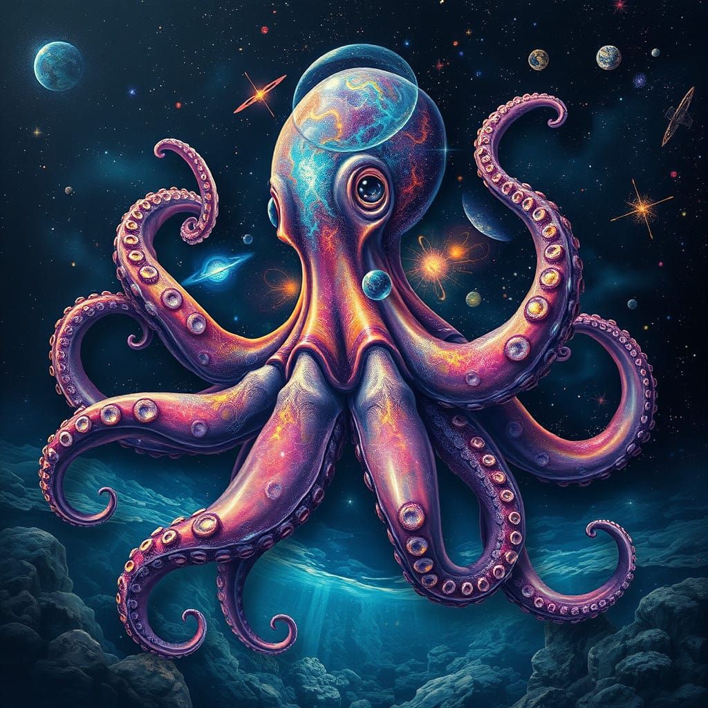 Octoverse - Cosmic Octopus of the Multiverse