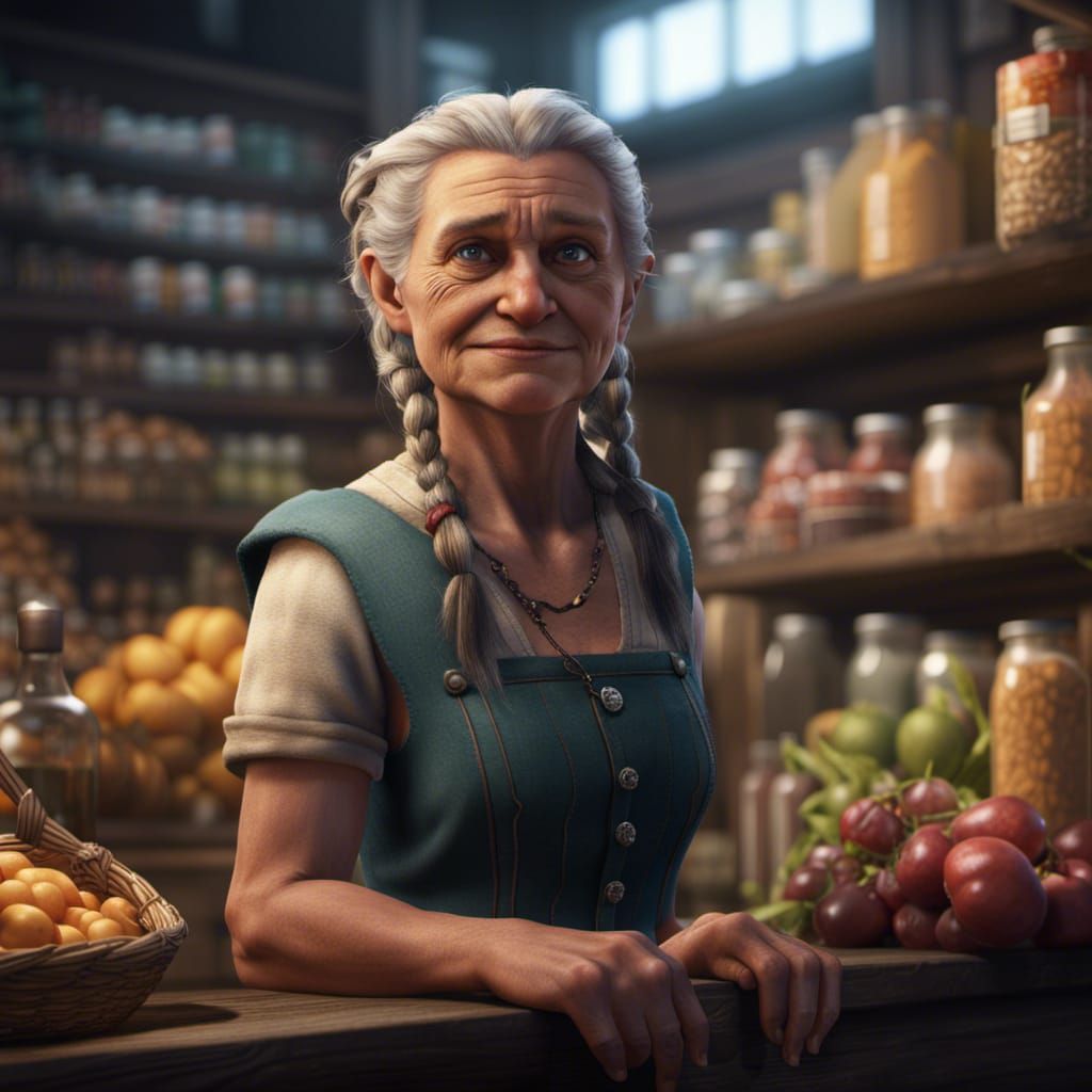 Shopkeeper - AI Generated Artwork - NightCafe Creator