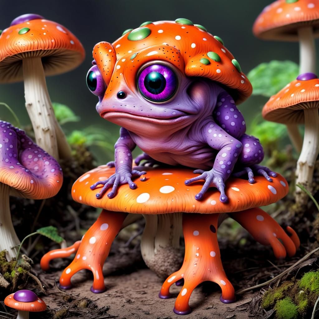 small toad, like creature - AI Generated Artwork - NightCafe Creator