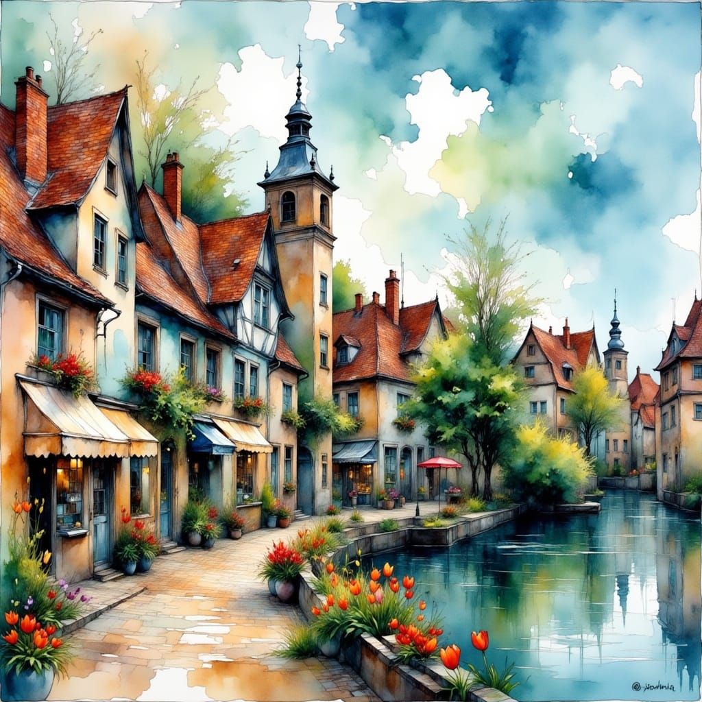 A storybook town - A storybook town