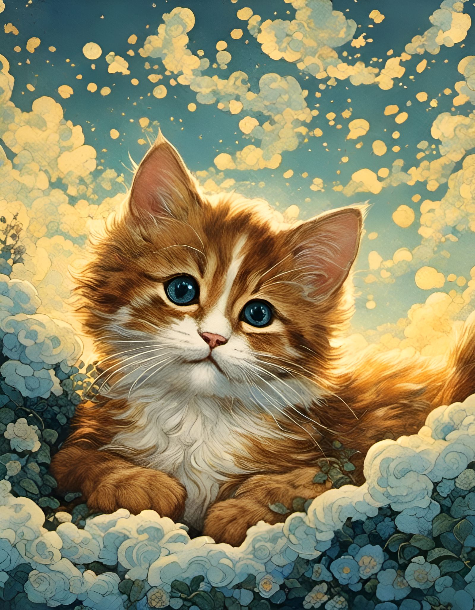Kitten Love - AI Generated Artwork - NightCafe Creator