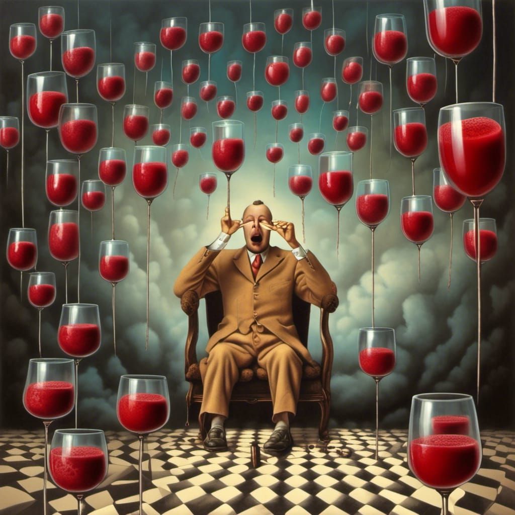 Battling Addiction - AI Generated Artwork - NightCafe Creator