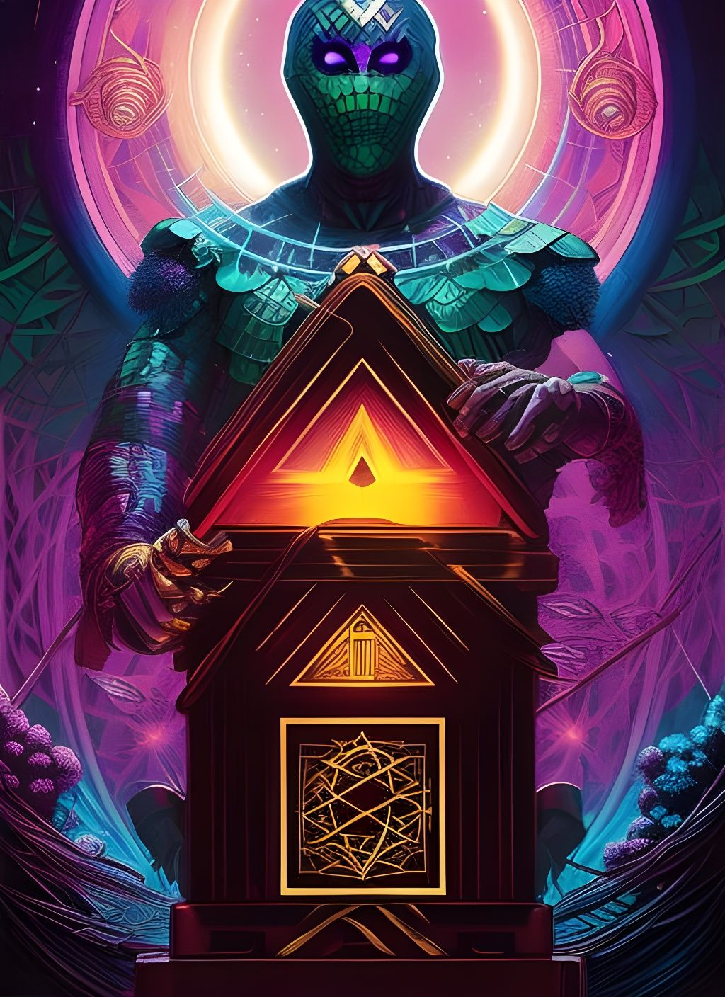 Unknown Being - AI Generated Artwork - NightCafe Creator