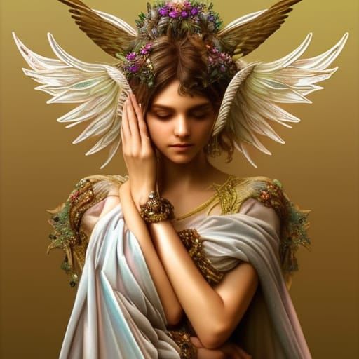 Cherubim Angel - AI Generated Artwork - NightCafe Creator